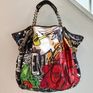 henri bendel | Bags | Henri Bendel Izak Girlnylove Satin Tote | Poshmark